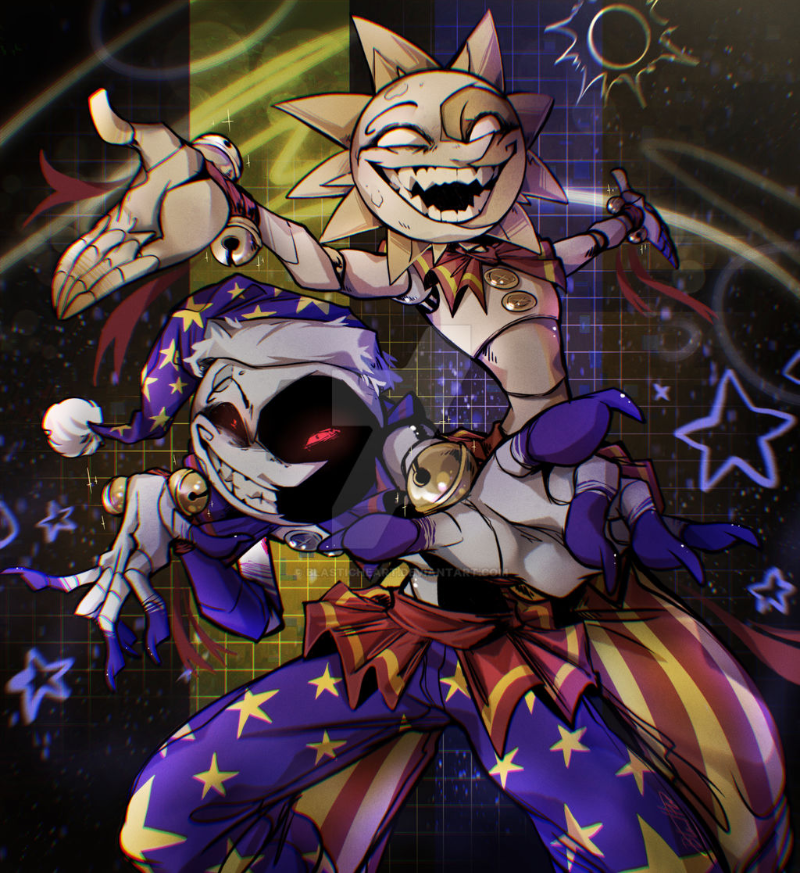 Chat with Sun and Moon (Apocalypse AU)