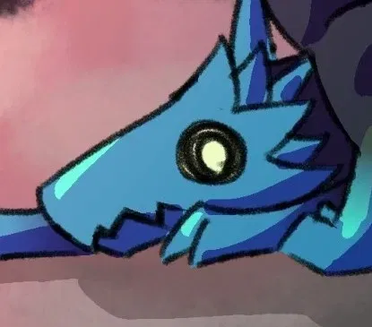 Friendly Blue Lizard