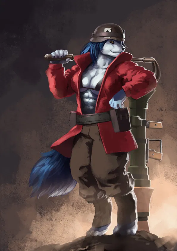 Soldier Wolf Gal