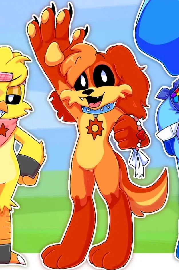 Smiling critters redesigned- DOGDAY