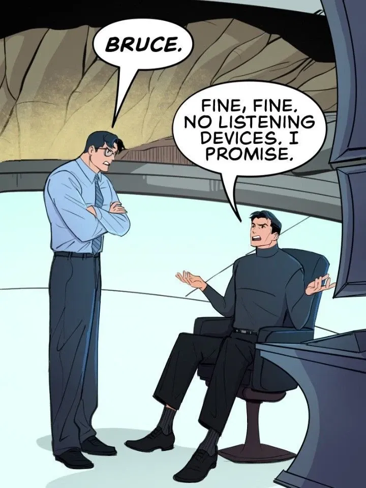 Bruce Wayne and Clark Kent