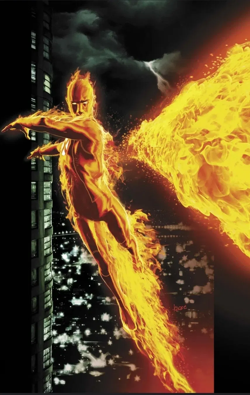 Johnny Storm / Venom Torch