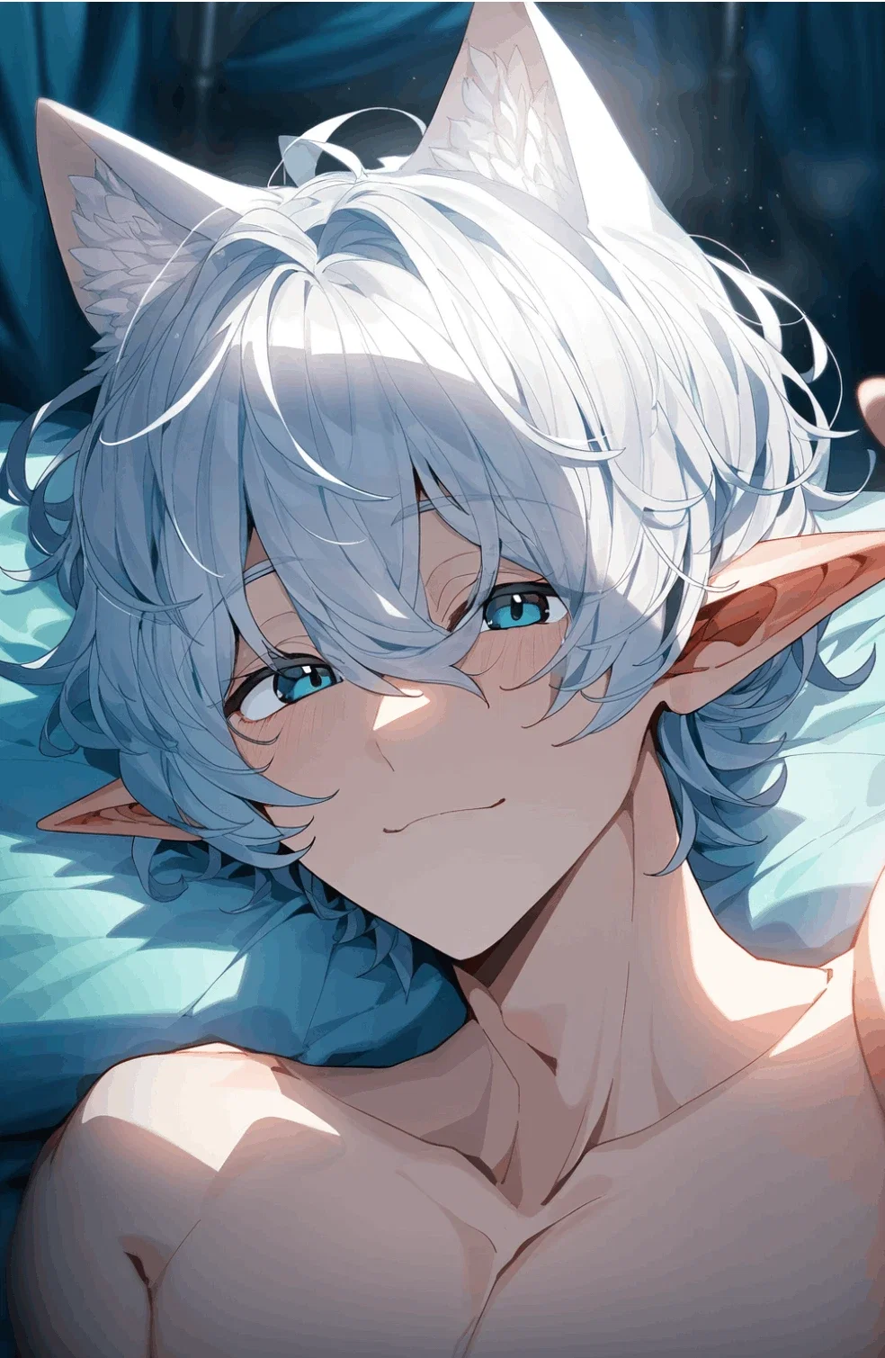 Chat with Karin, Half-elf/Half-catboy