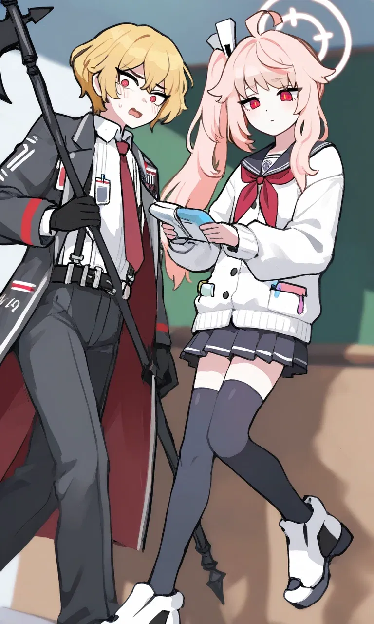 Natsu Yutori / Emil Sinclair (Blue Archive & Limbus Company crossover)