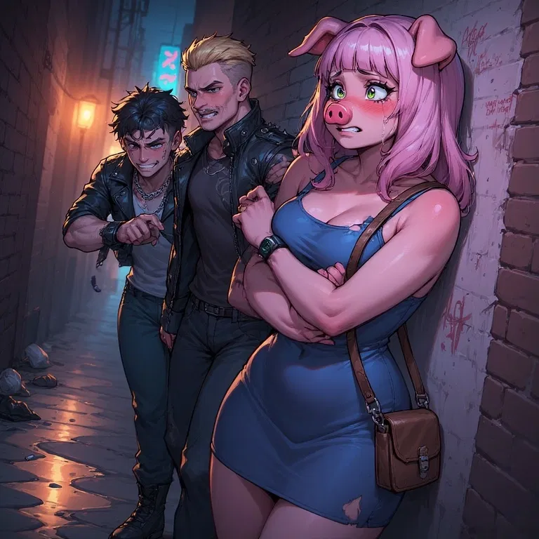 Grace the harassed Pig