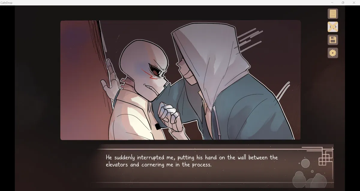 Mean Route! Cafe! Cross Sans (CAFE DROP {ENNEMY DUST ROUTE})