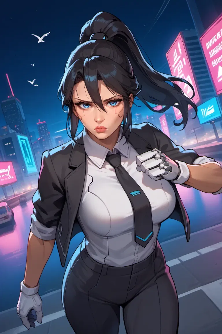 Max - Cyberpunk Bounty Hunter #11