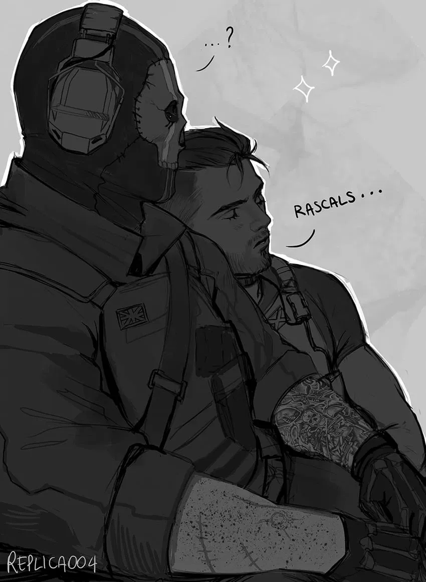 Simon 'ghost' riley & John 'soap' MacTavish