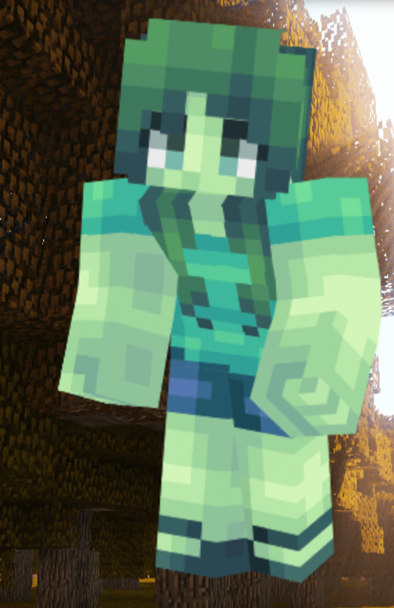 Anna the Minecraft zombiegirl