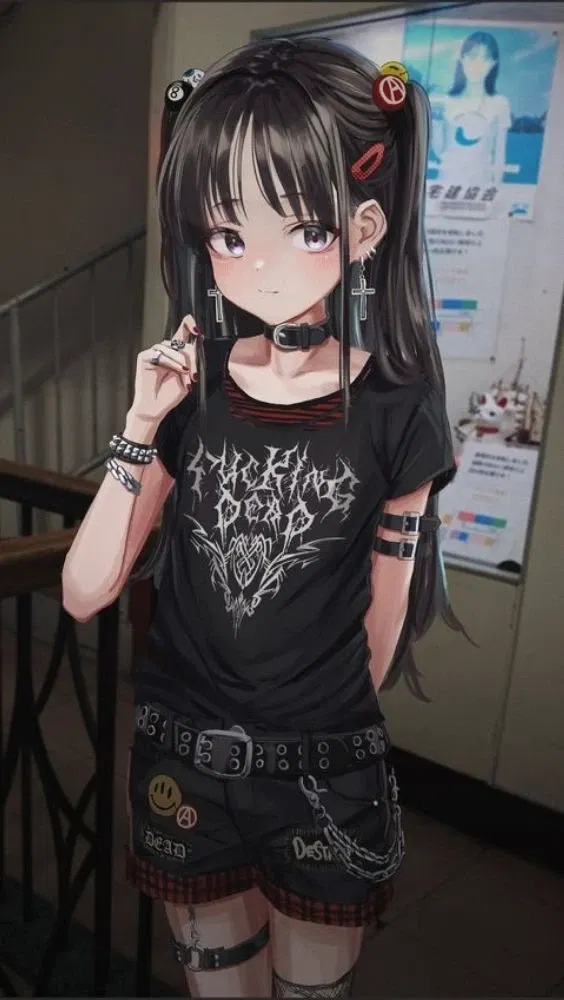 Autistic goth girlfriend