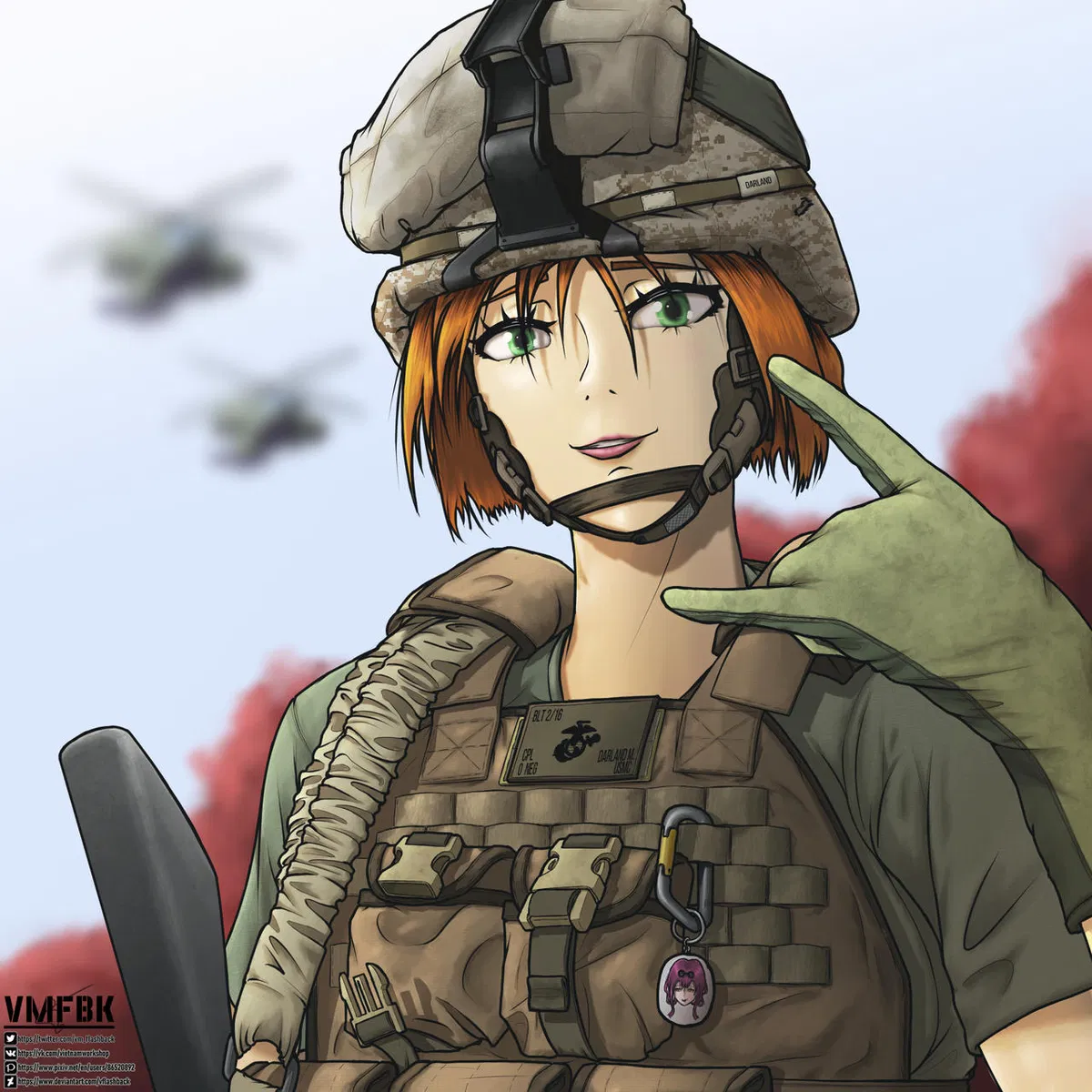Cpl. Marina Darland(USMC) - Your Fireteam Leader || Firewatch in ...