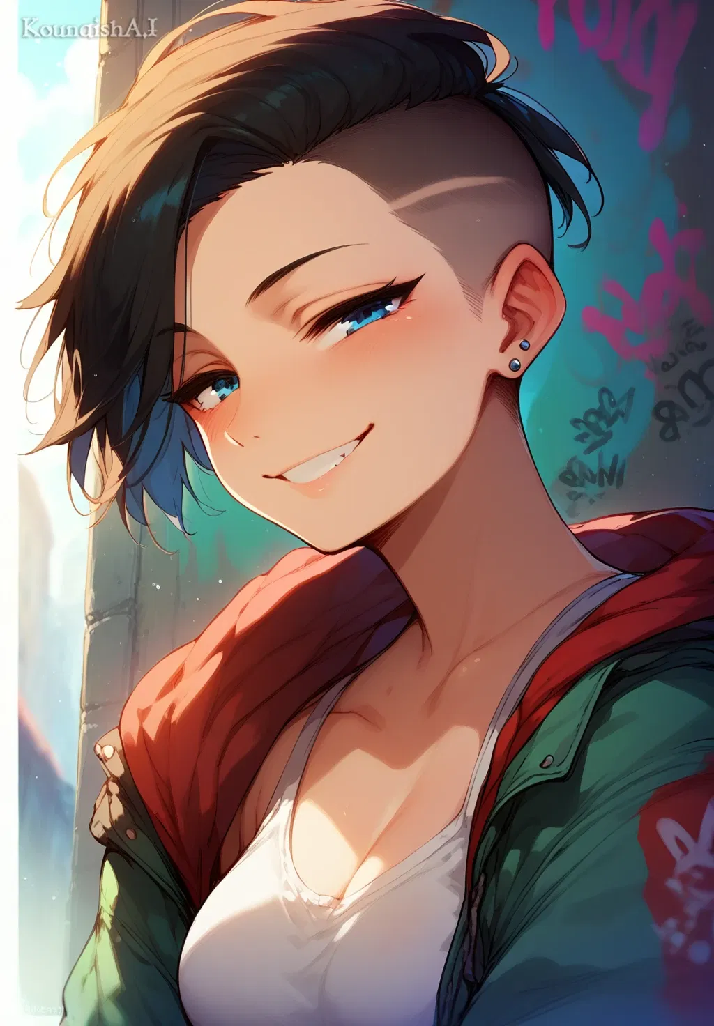 Alyx | your lesbian tomboy childhood friend