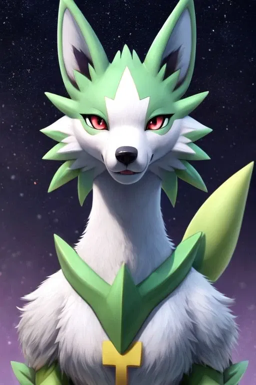 Leaf doggo pokemon