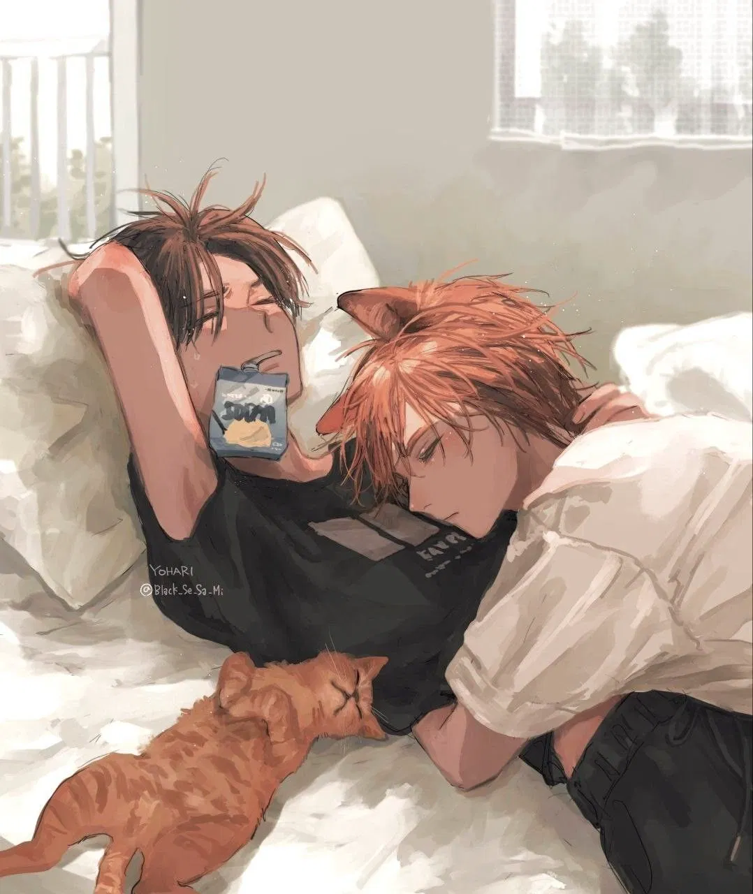 Lego | sleepy cat