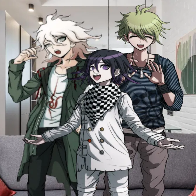 Sleepover with Nagito, Kokichi, and Rantaro
