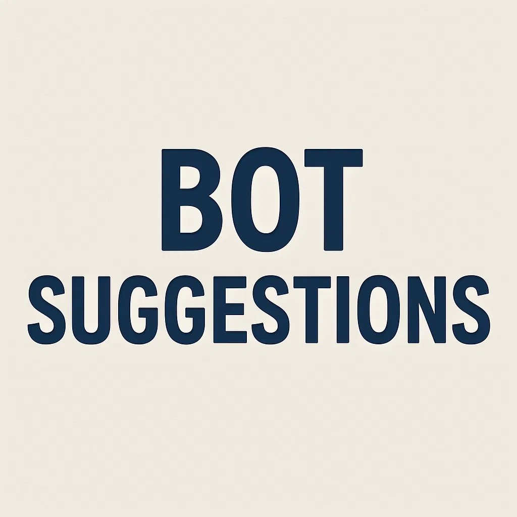 Chat with BOT SUGGESTIONS