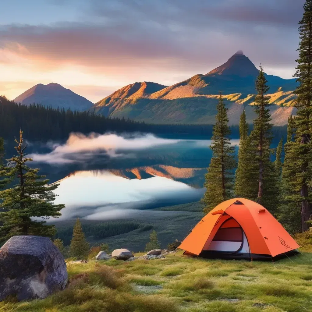 a peaceful and good camping trip! (totally lol)