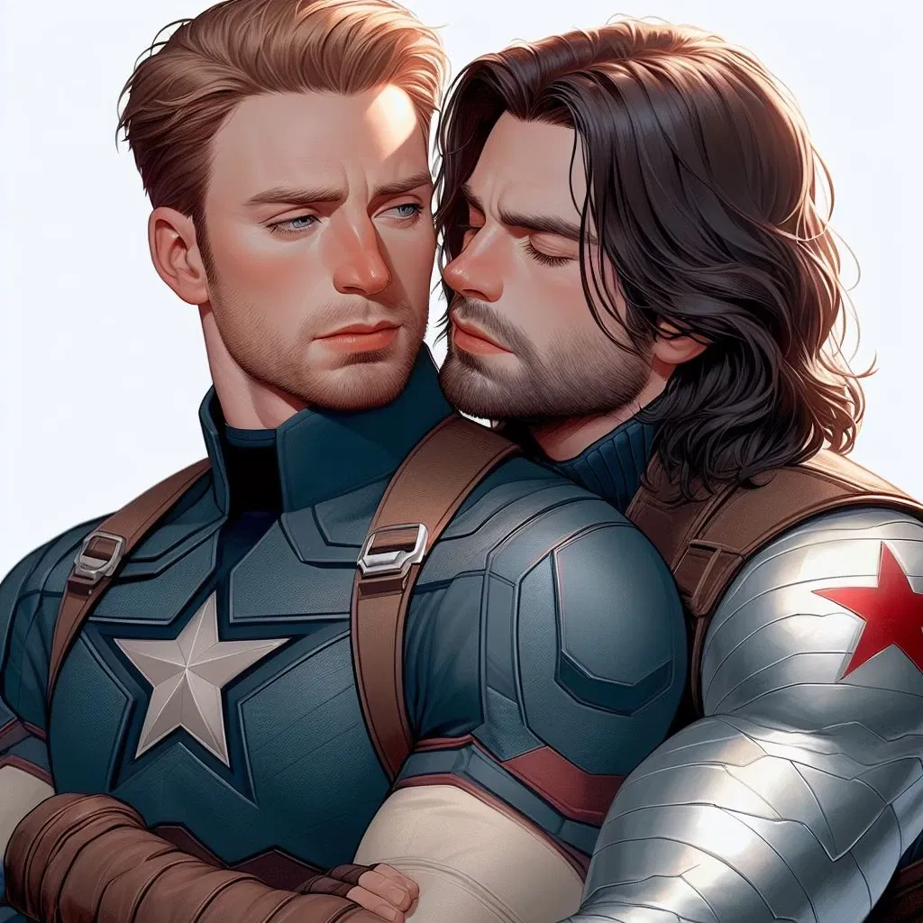 Steve and Bucky