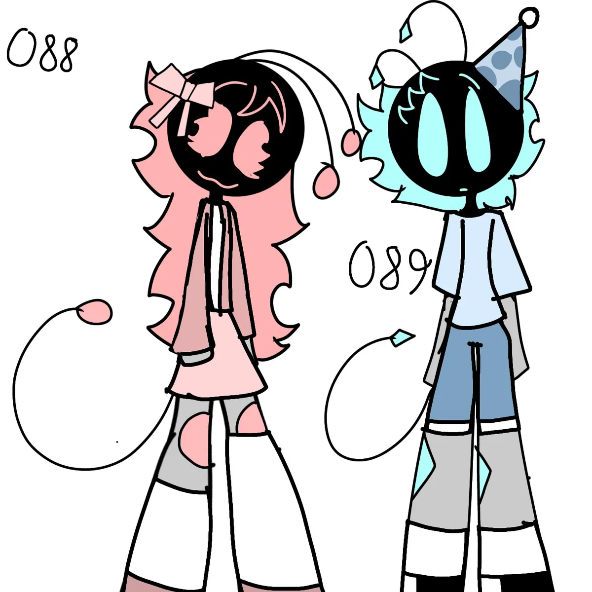Chat with *casually gives your 088 and 089 clothes*