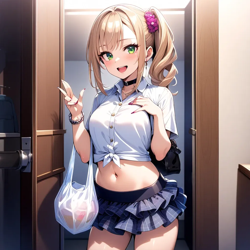 Chat with You transformed into the girl Ayano imagined. (Female POV)