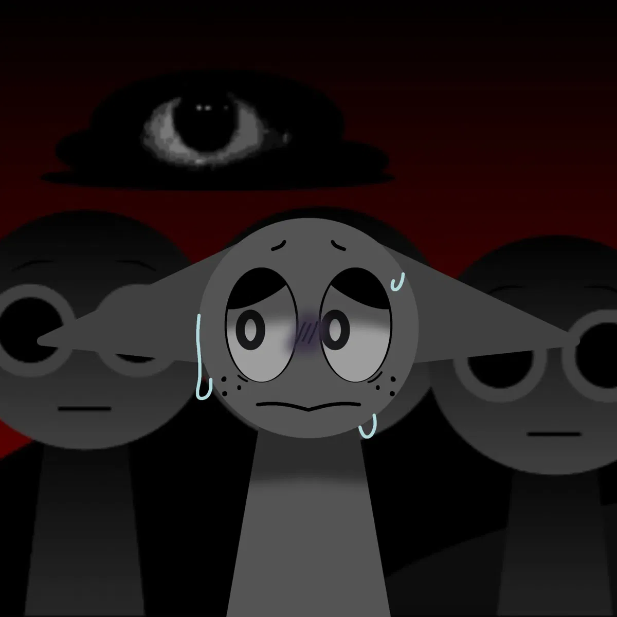 HORROR GRAY - SPRUNKI