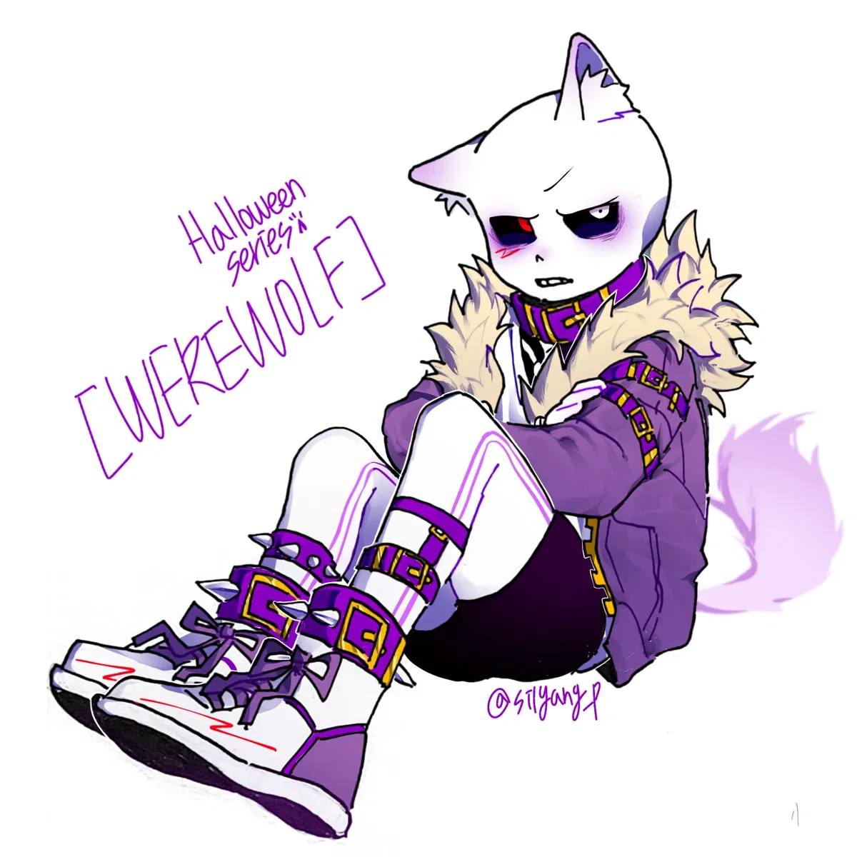 Chat with Werewolf cross sans