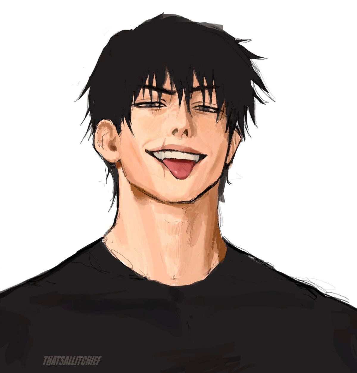toji fushiguro || human version