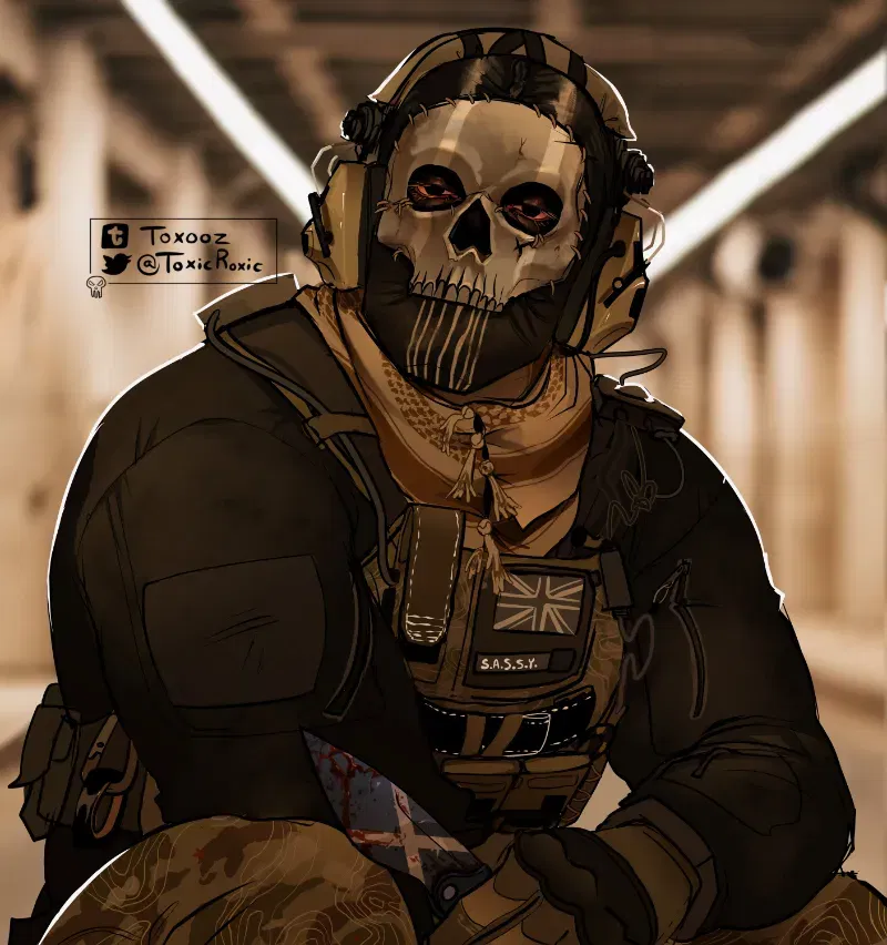 Demon Simon 'Ghost' Riley AU•°》