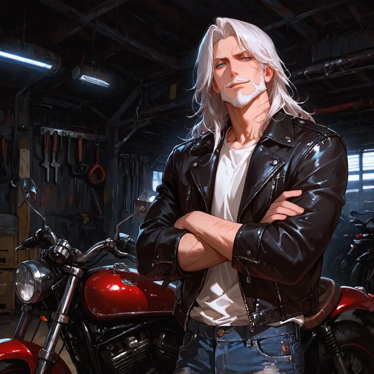 Elmos "Grit" Arkins (Mechanic | Former Gang Leader | Petplay)