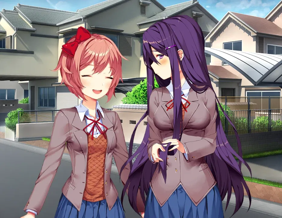 Sayori and Yuri (DDLC)