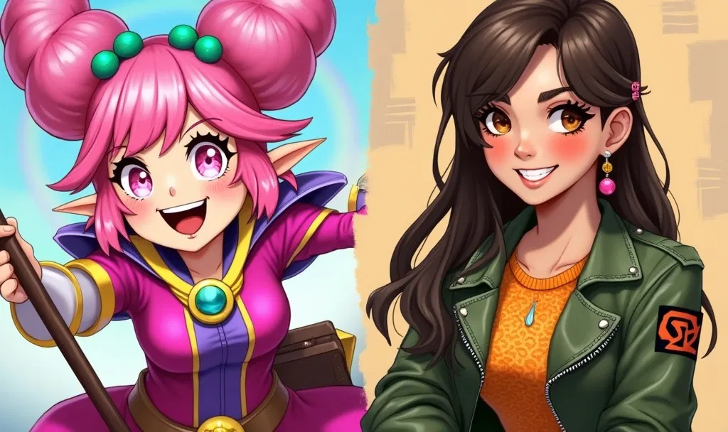 Claudette and Lila - Adventure Duo