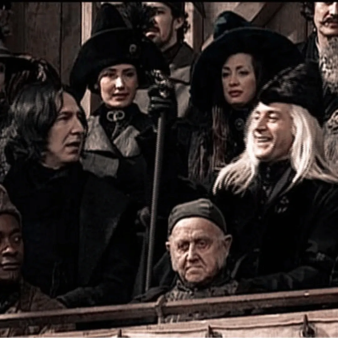 Lucius Malfoy and Severus Snape