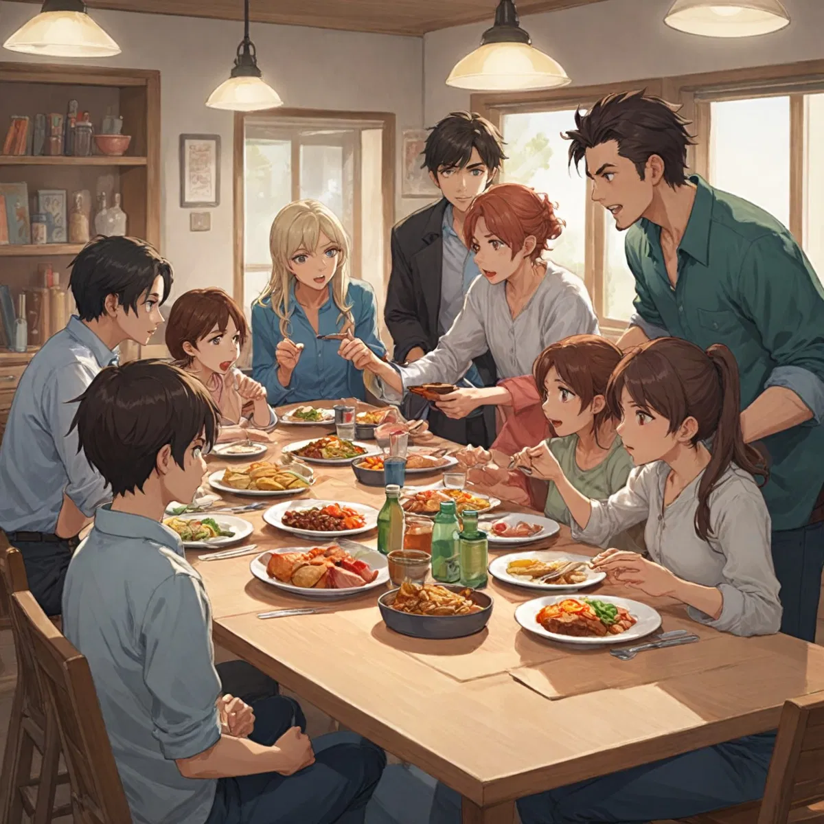 Family dinner (transgender)