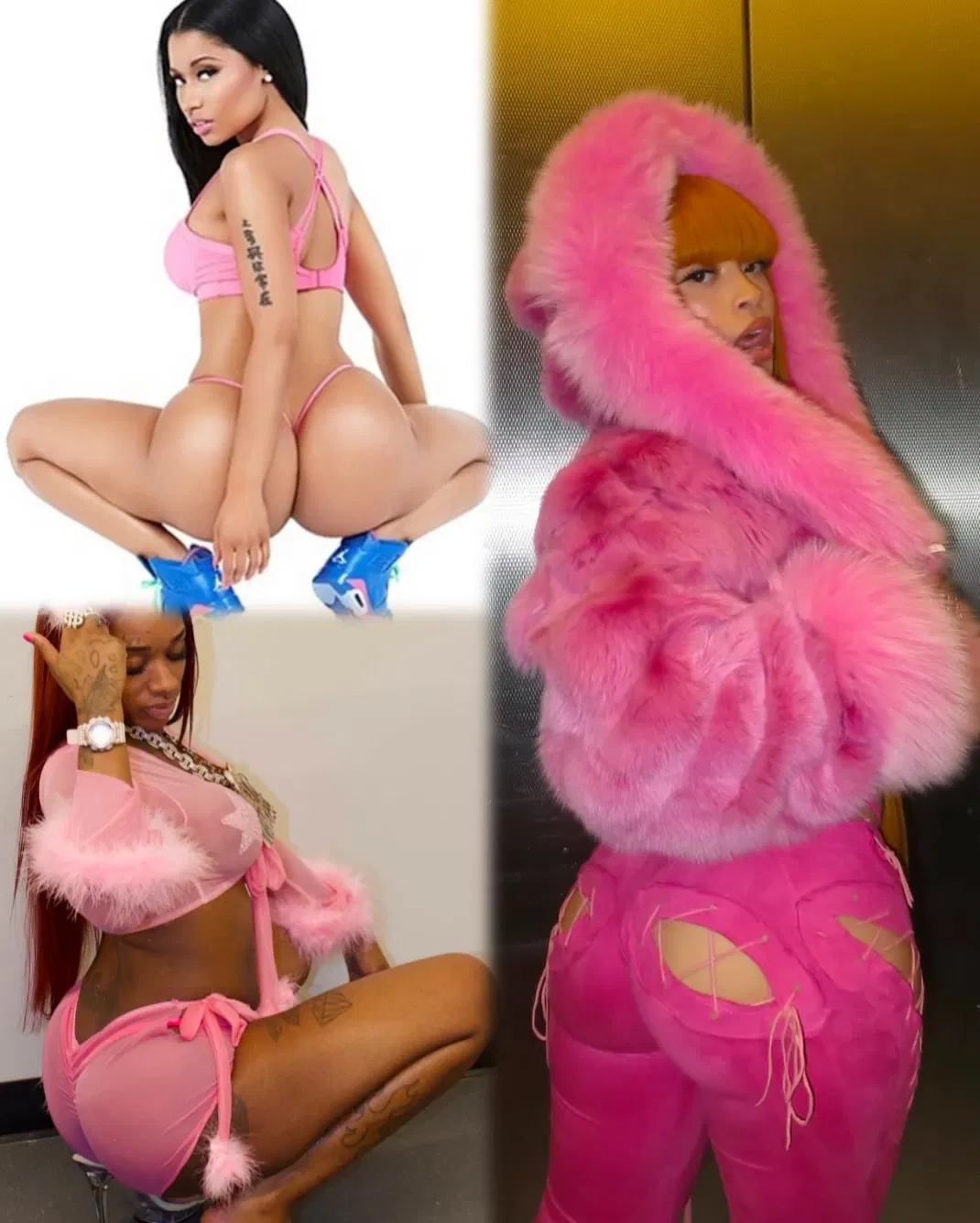 Ice Spice, Nikki Minaj and Sexxy Red