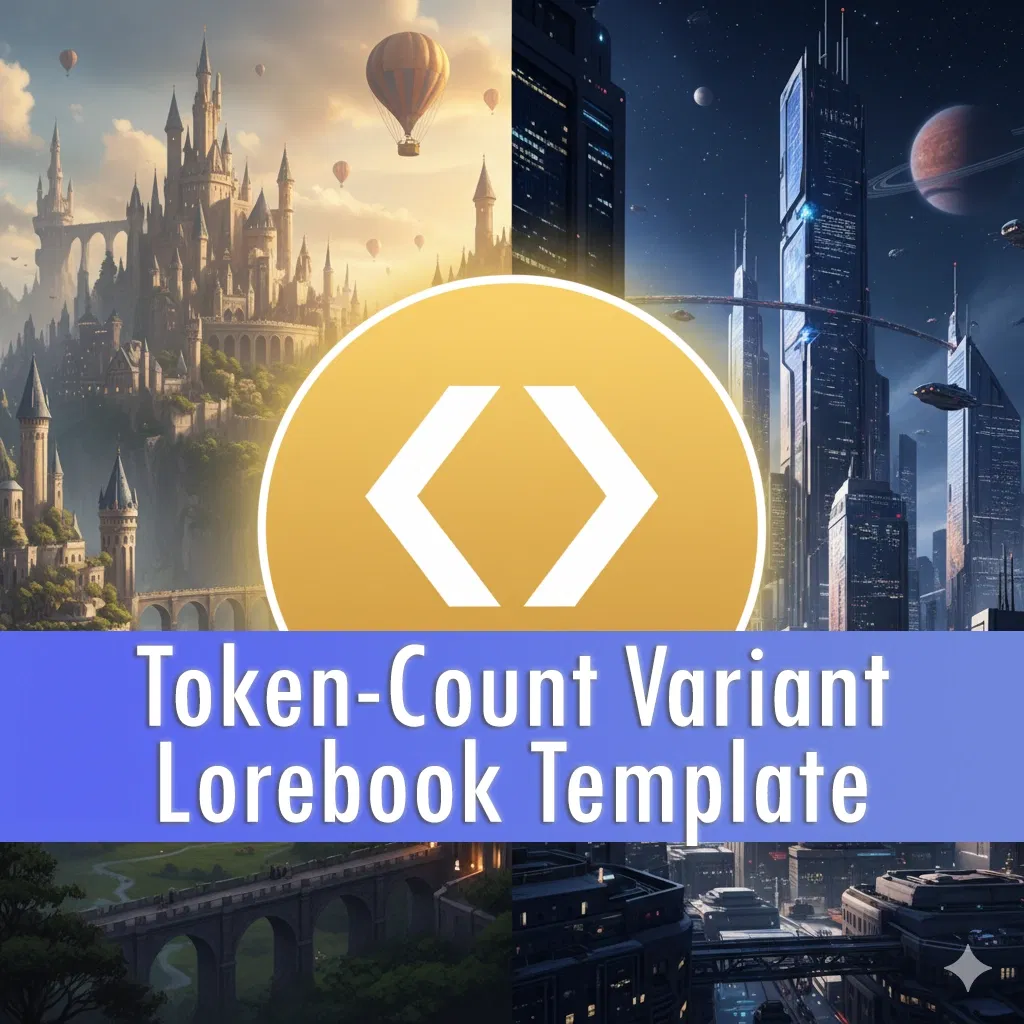 Token-Count Aware Variant Lorebook Template