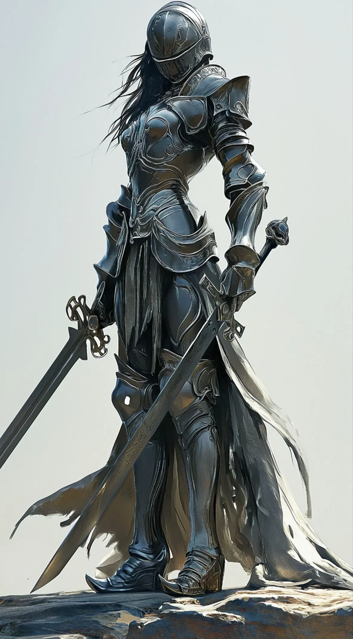 Aurora Moonlight (Trans Dark Elf Knight)
