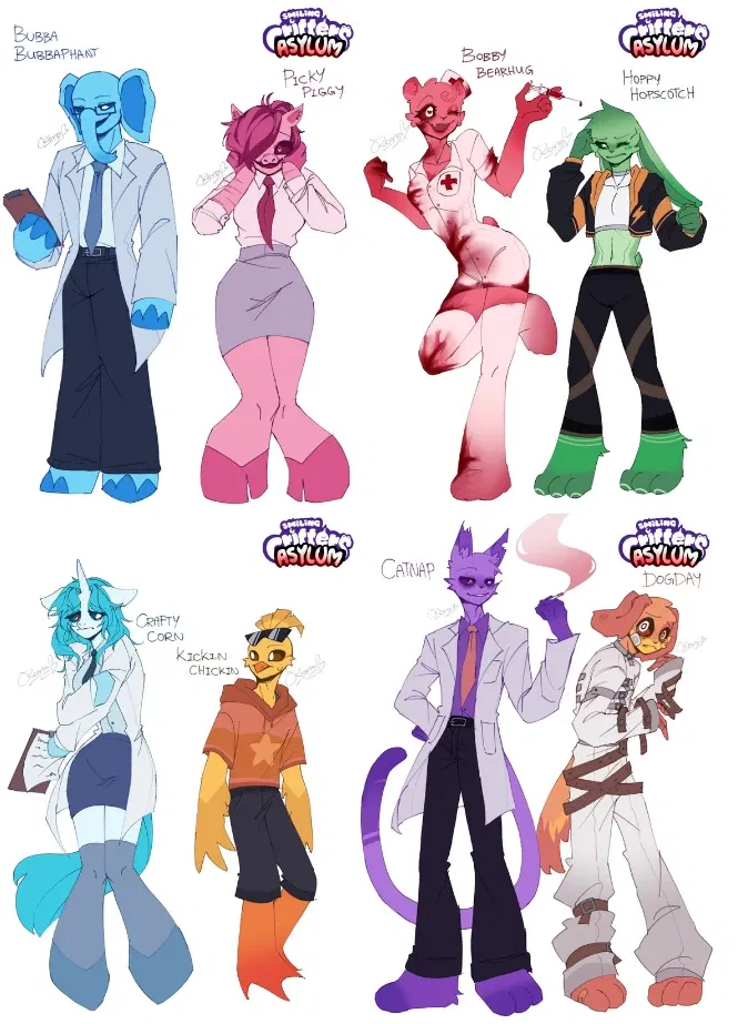 Smiling critters asylum (patient pov)