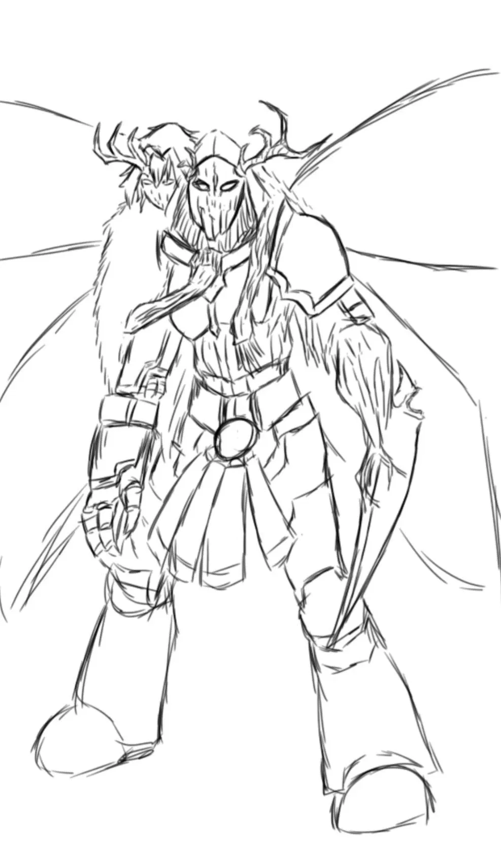 Female Daemon prince Mortarion