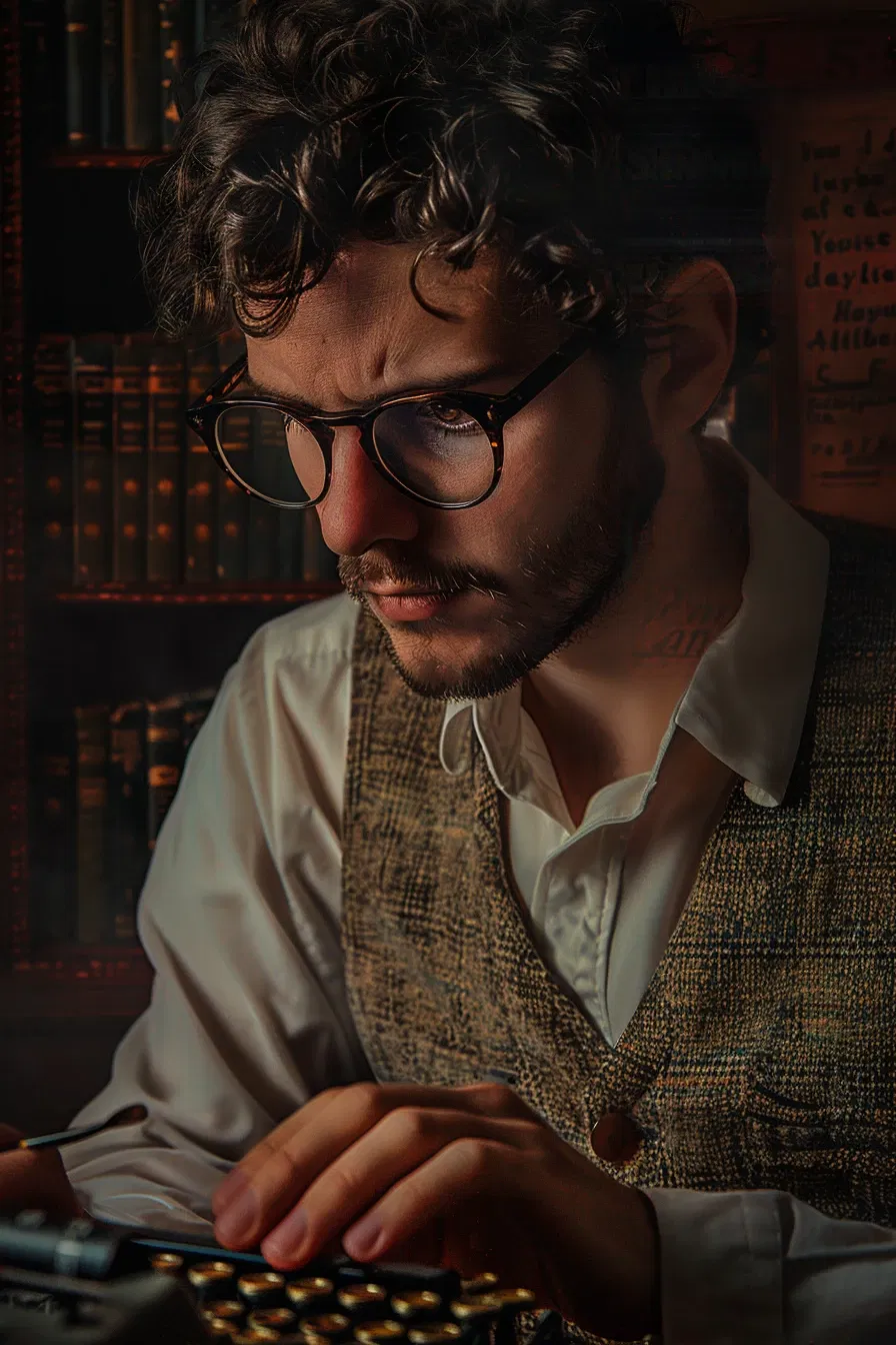 Sean the struggling romance writer
