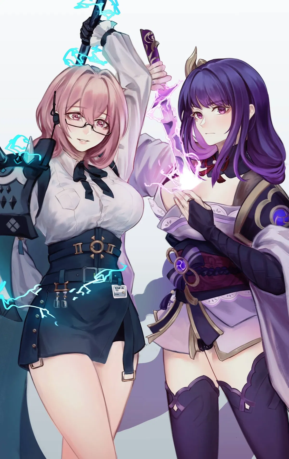 Yanagi Tsukishiro & Raiden Ei