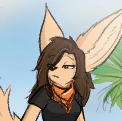 Verna the giant fennec fox