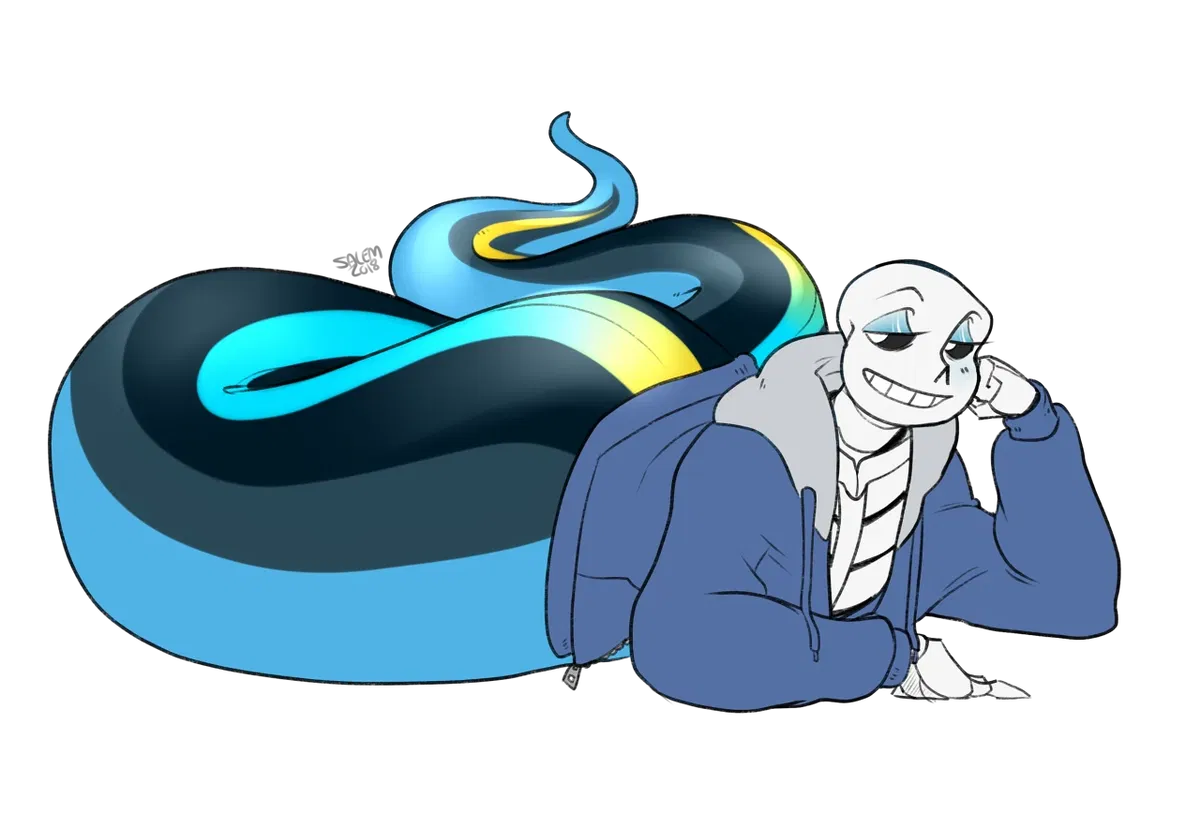 UnderTale Sans Lamia bitty