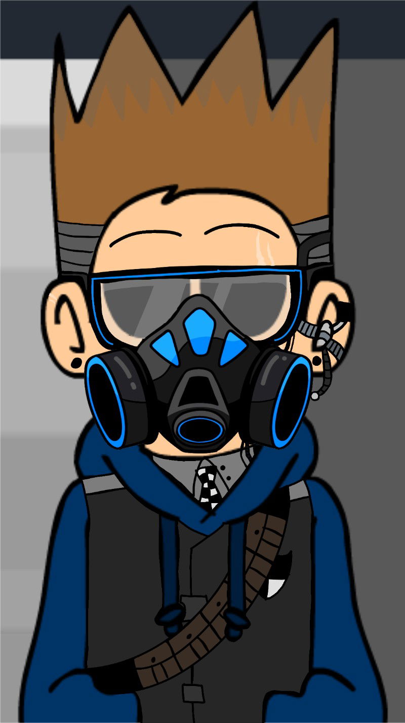 Blue Deathclaw (Tom) (Eddsworld / Fallout AU)