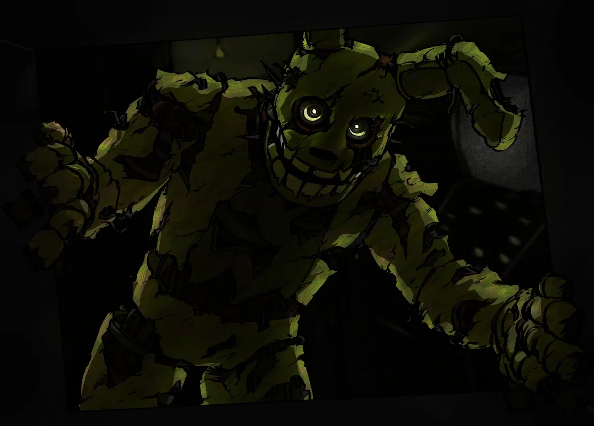 Something's lurking in the old diner... - Springtrap (FNaF)