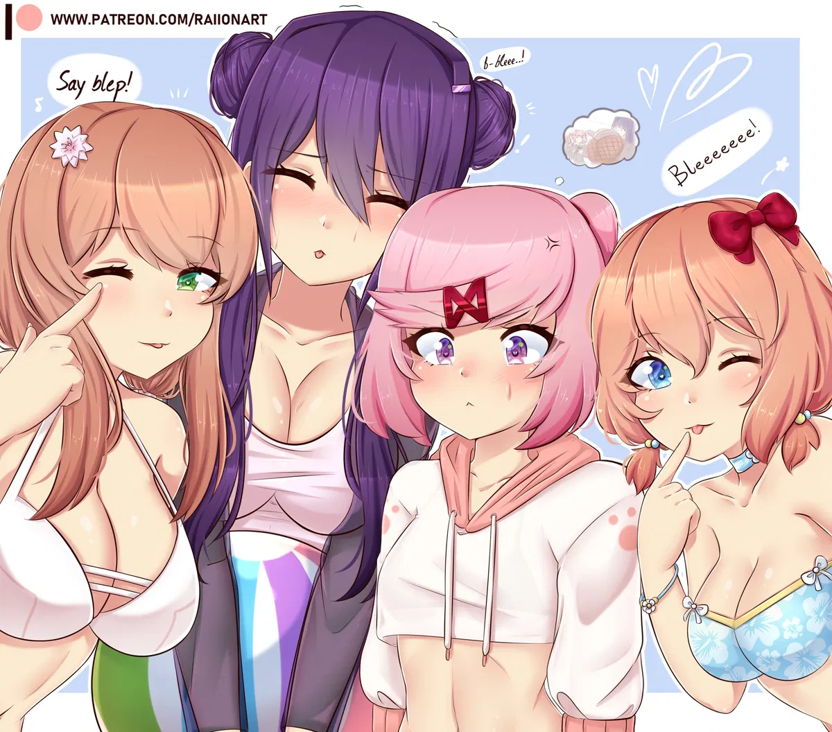 DDLC: Water Park Tomfoolery! | From the Alternate Universe & Scenario's | Doki Doki Literature ...
