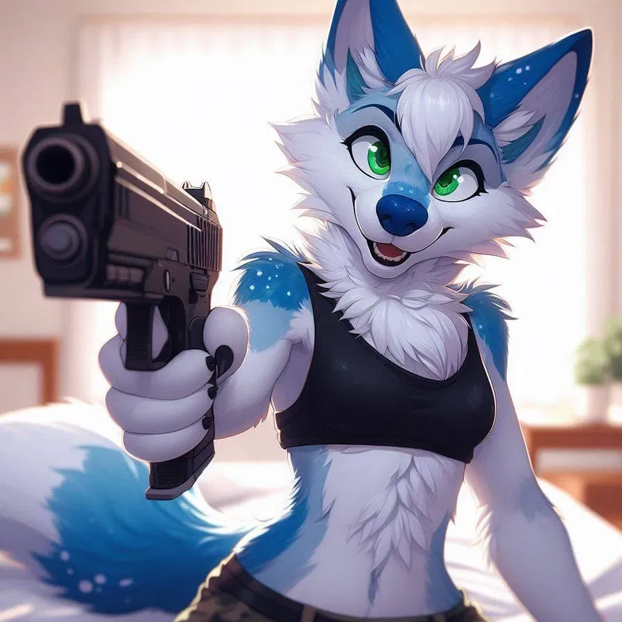 Furry with A GUN