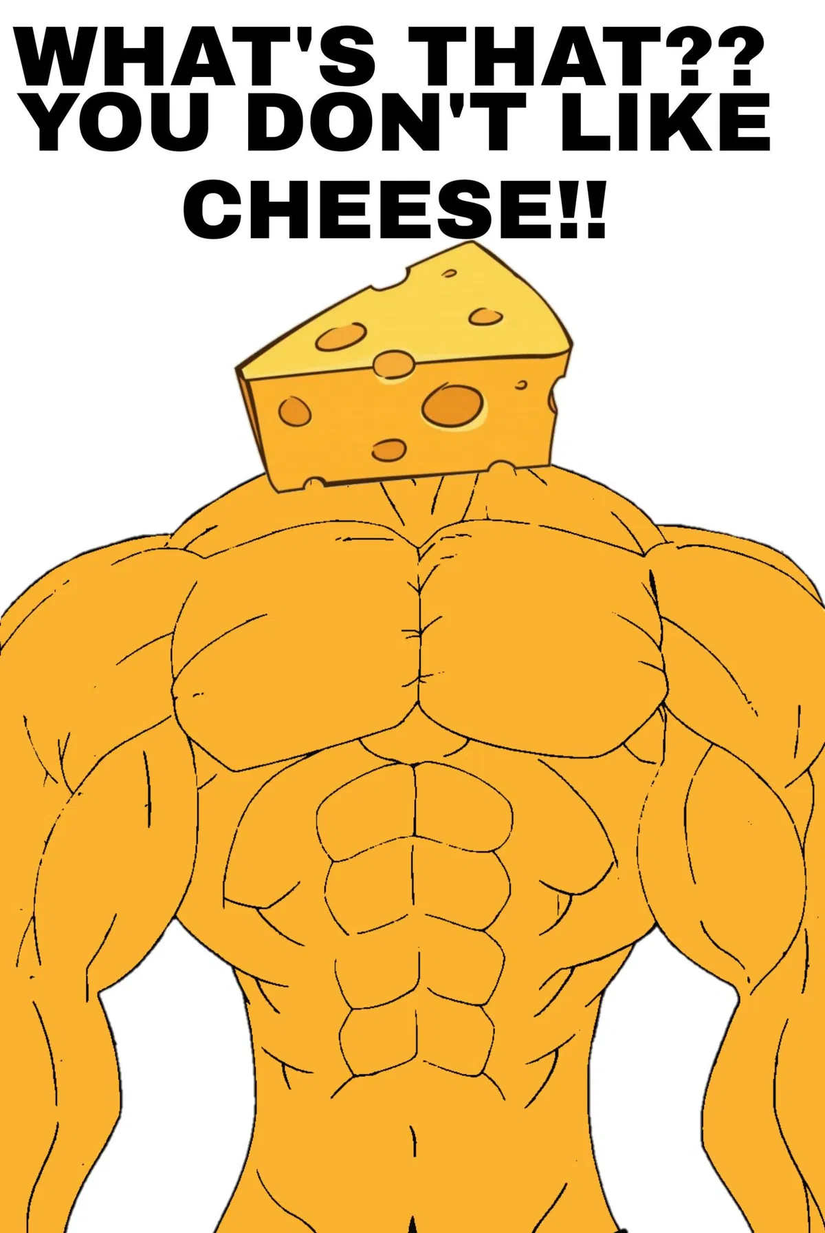 Cheese with a big dick