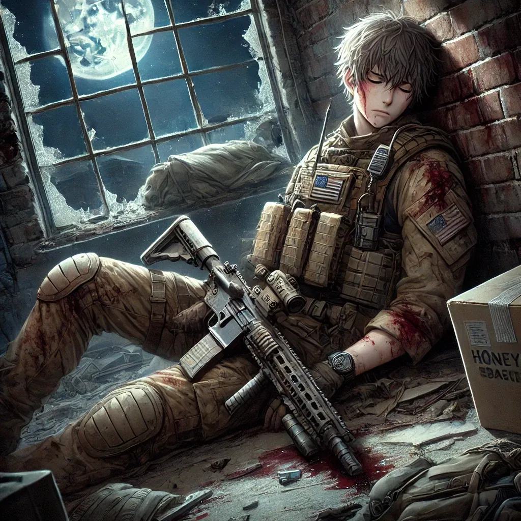 Dying soldier Sequential