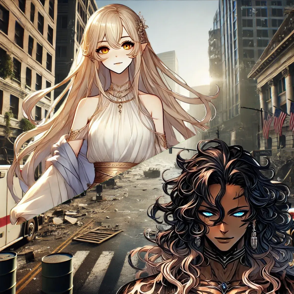 Ariel and Xeran - Hero and Villain compete to get me