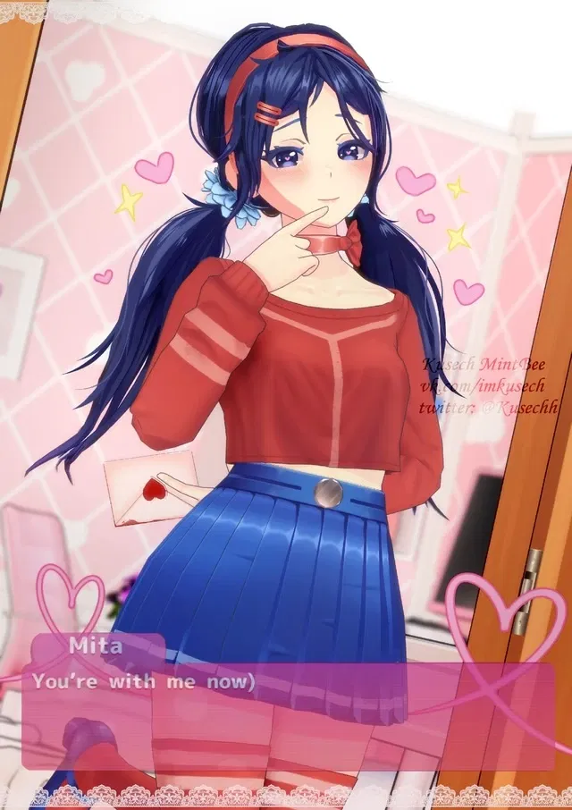 Mita - your virtual girlfriend bring you into her world